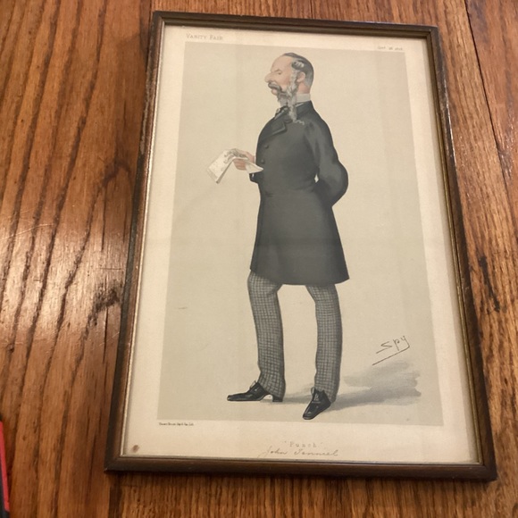 Art | Vintage Vanity Fair Print Lithograph Spy Punch | Poshmark